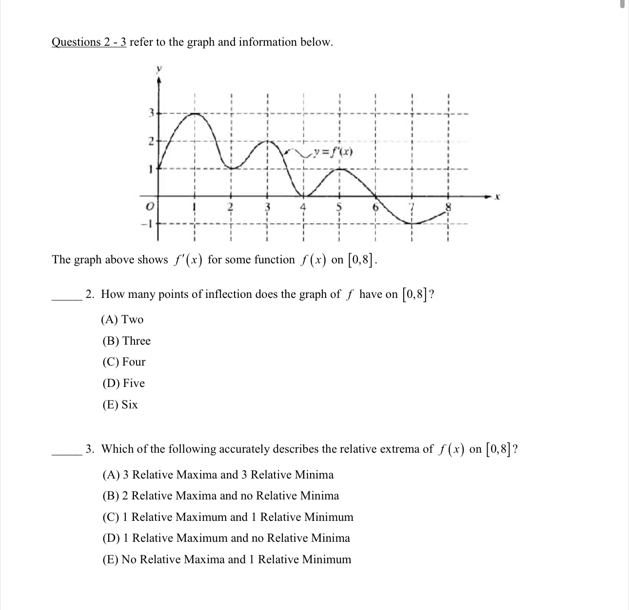 Solved Questions 2 - 3 ﻿refer to the graph and information | Chegg.com