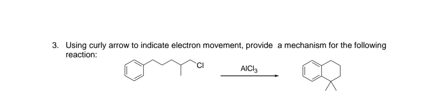 Solved Using curly arrow to indicate electron movement, | Chegg.com