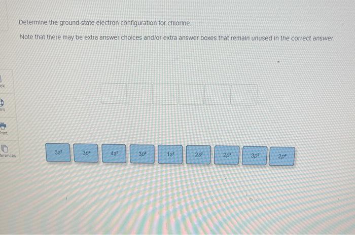 Solved Determine the ground-state electron configuration for | Chegg.com