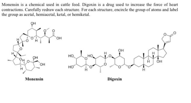 Solved Monensin is a chemical used in cattle feed. Digoxin | Chegg.com