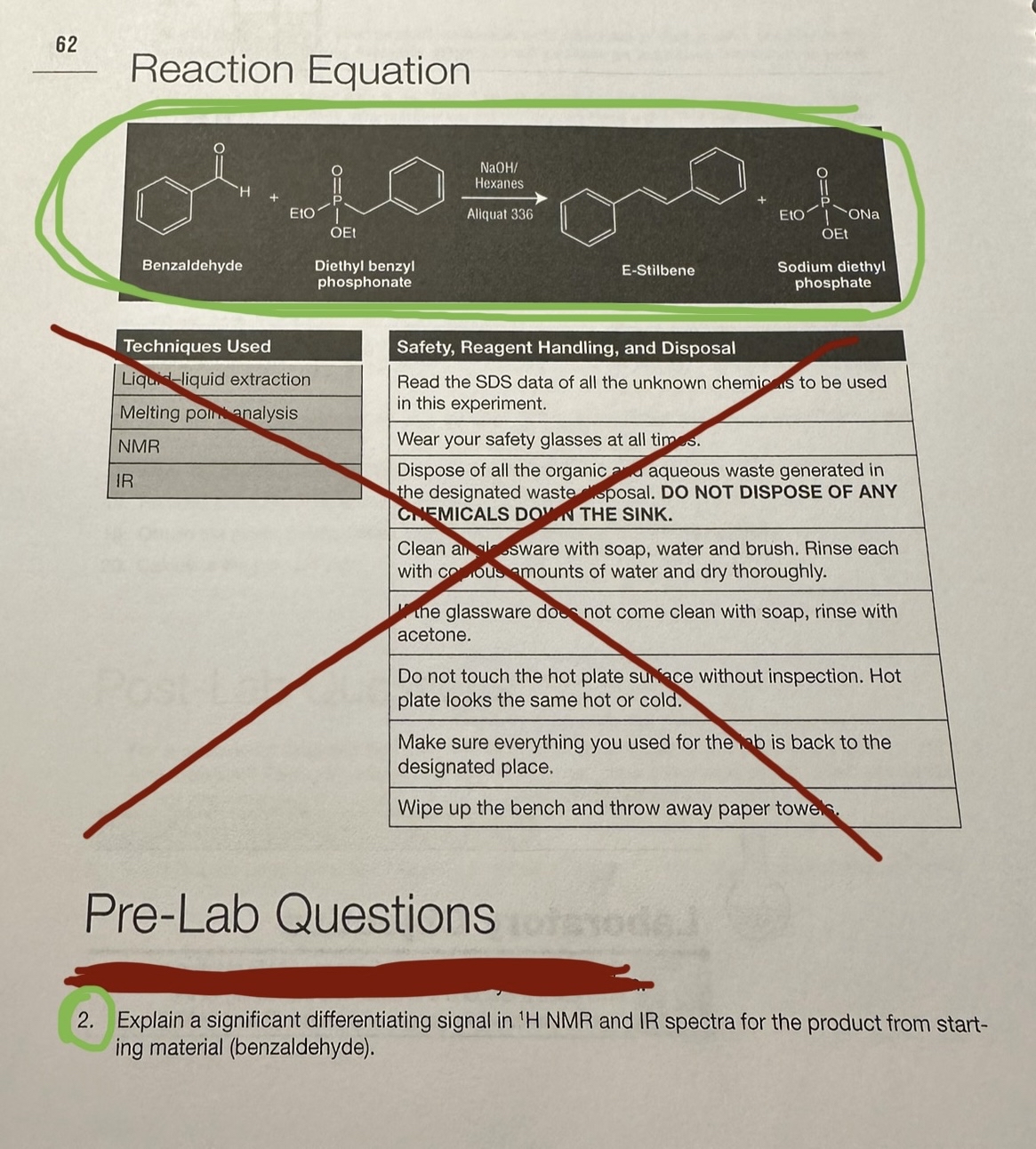 Solved Please help with PreLab #2 using the circled | Chegg.com