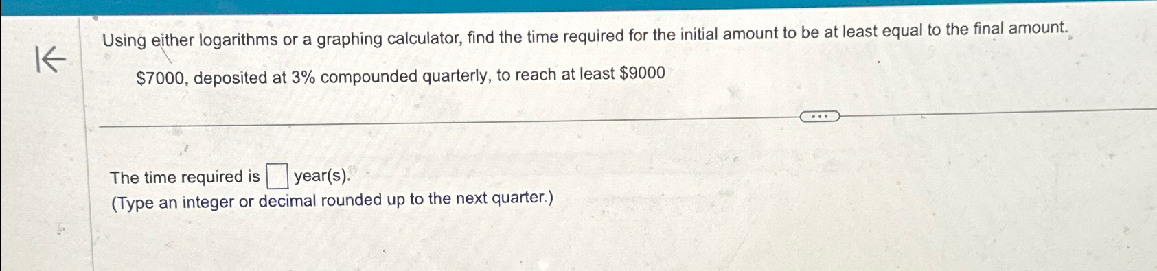Solved Using either logarithms or a graphing calculator, | Chegg.com