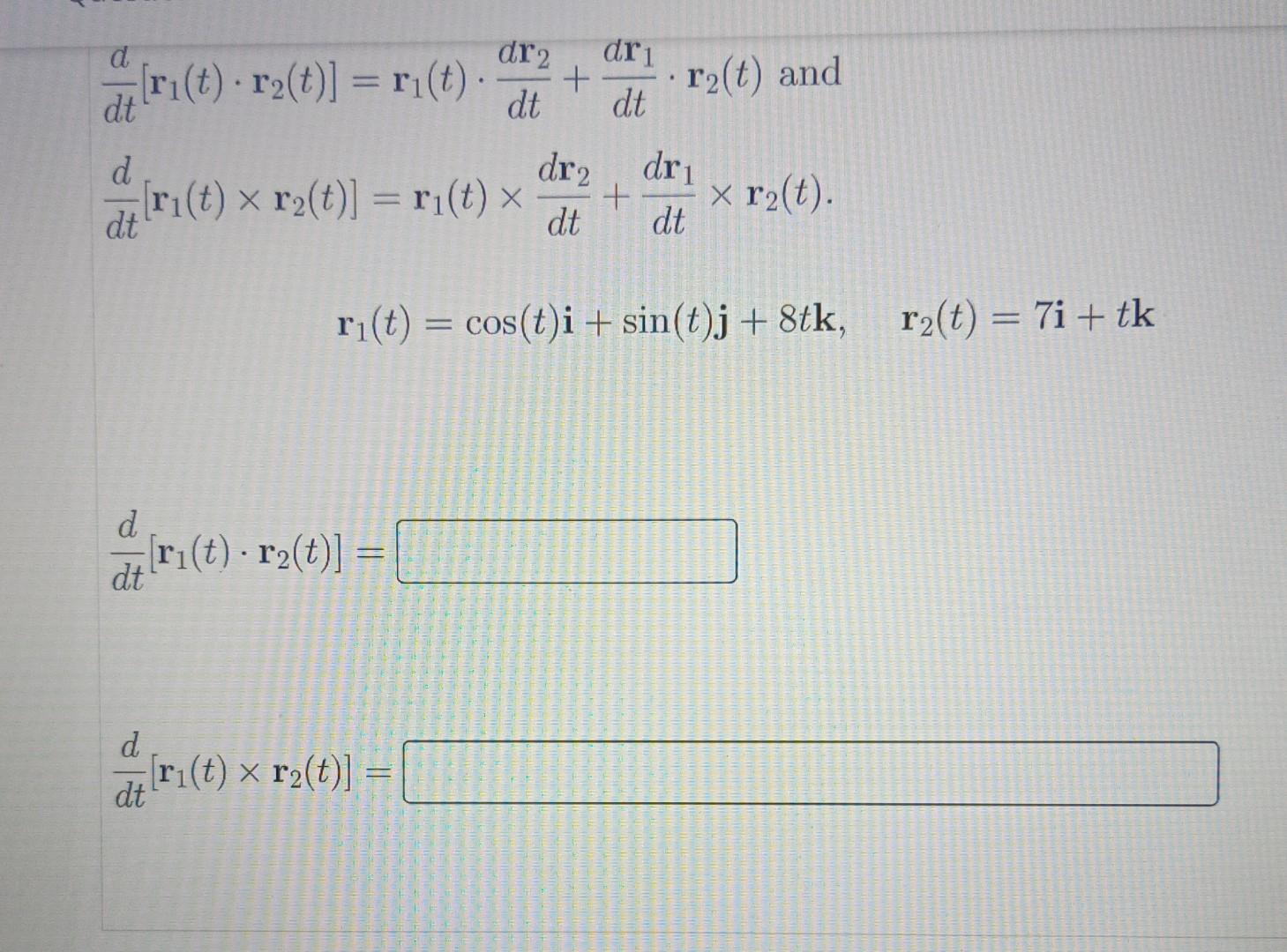 Solved Use the formula k(t): ||r'(t) x r"(t)|| to find k(t). | Chegg.com