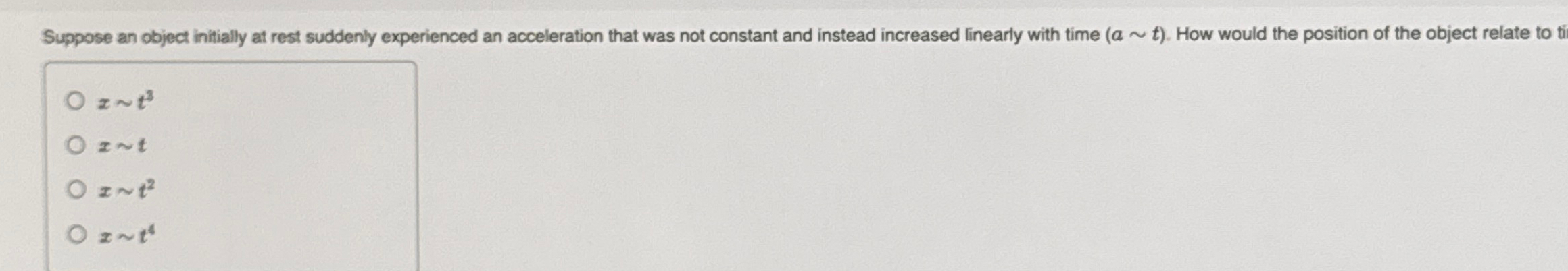 Solved Suppose an object inilially at rest suddenly | Chegg.com
