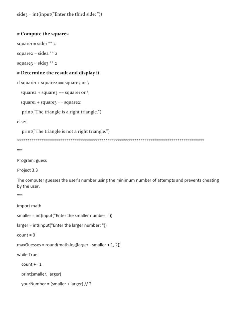 Solved Note: write these codes in Replit interface. Snapshot | Chegg.com
