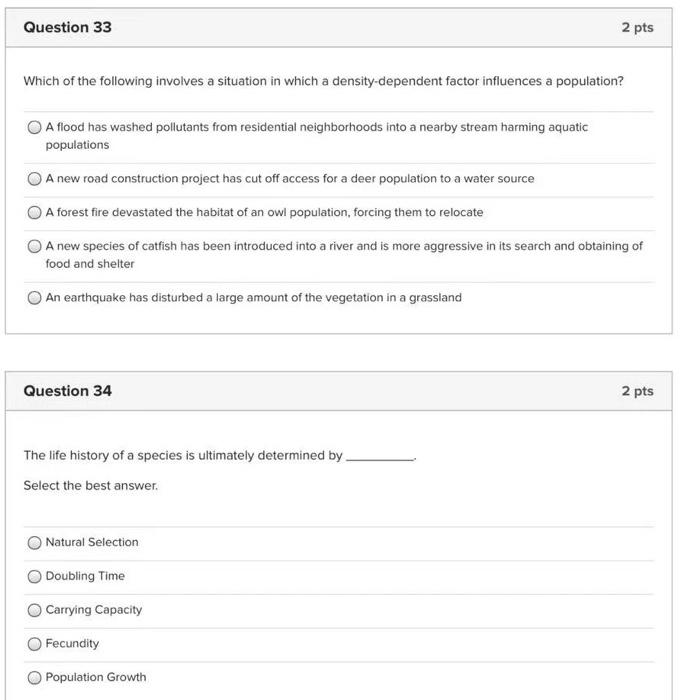 Solved Which of the following involves a situation in which | Chegg.com