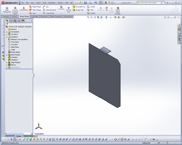 Solved Chapter 12 Problem 5p Solution Introduction To Solid Modeling Using Solidworks 2016 