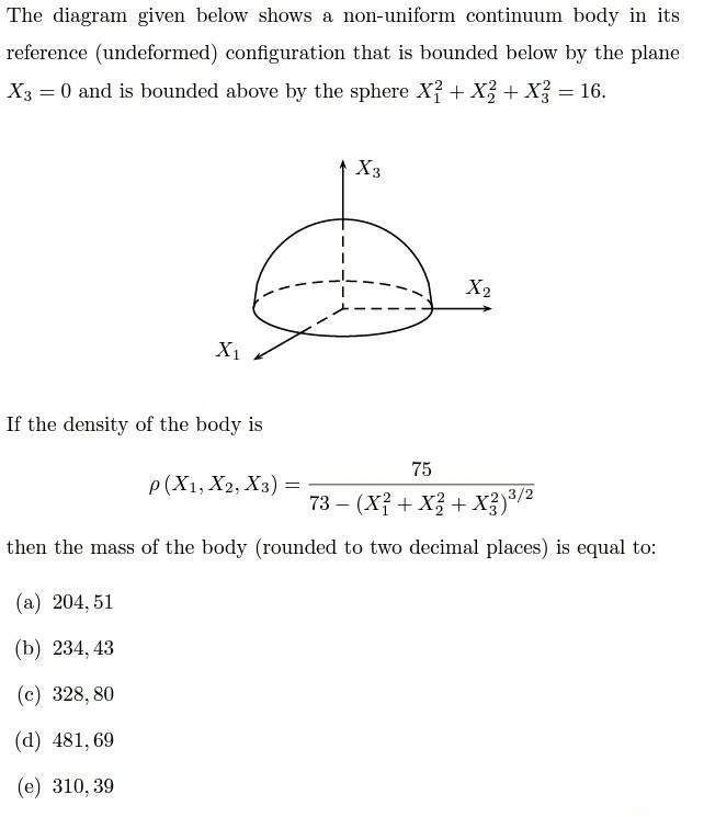 Solved The diagram given below shows a non-uniform continuum | Chegg.com