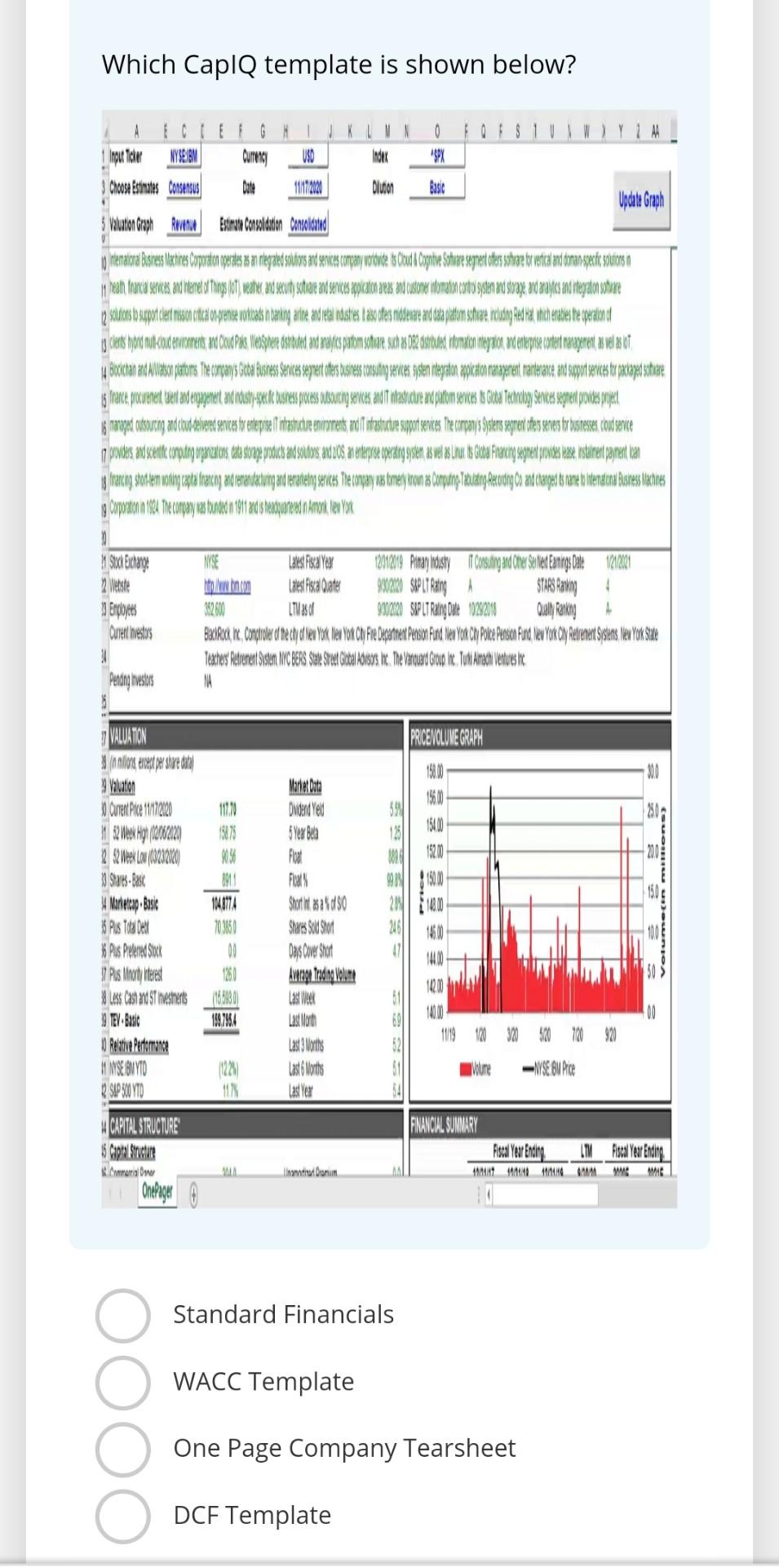 Solved Which CaplQ template is shown below? Standard | Chegg.com