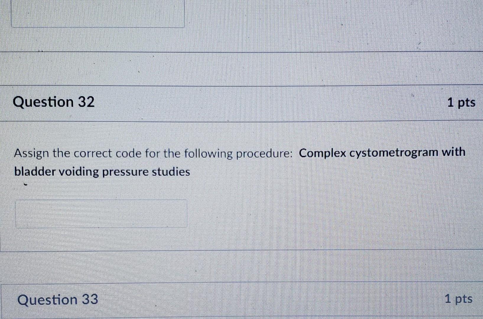 Solved Assign the correct code for the following procedure: | Chegg.com