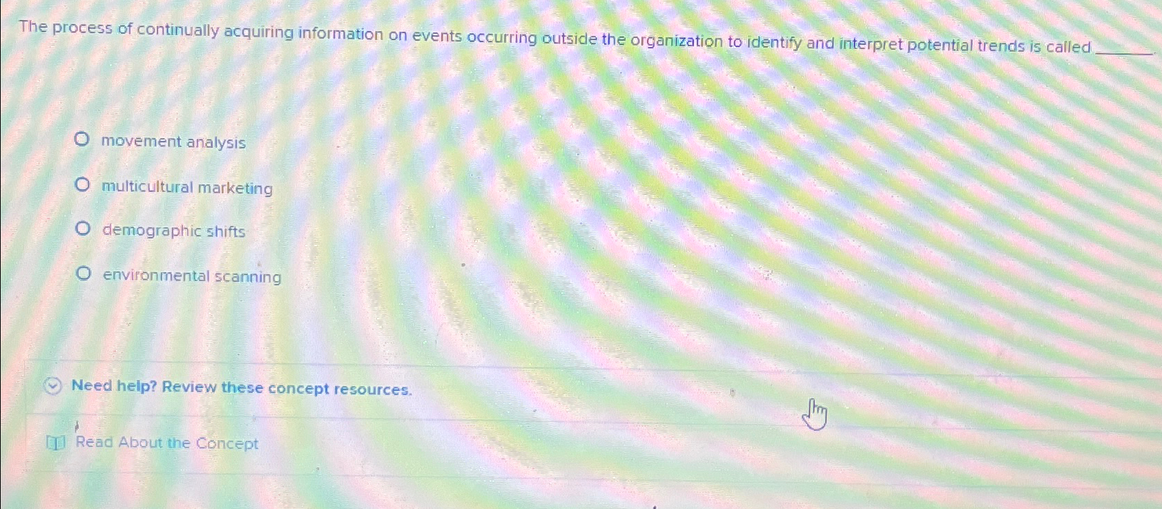 Solved The process of continually acquiring information on | Chegg.com