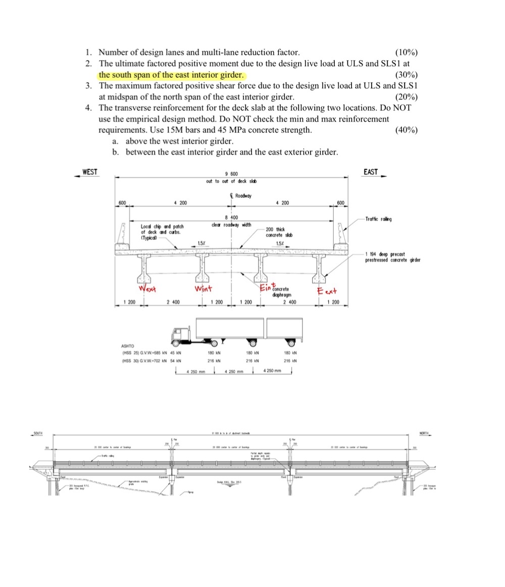 Solved Number of design lanes and multi-lane reduction | Chegg.com