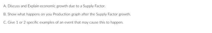 Solved Draw a production graph with a PPC (remember you must | Chegg.com