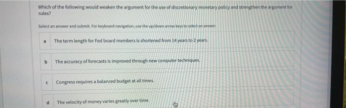 Solved Which of the following would weaken the argument for | Chegg.com