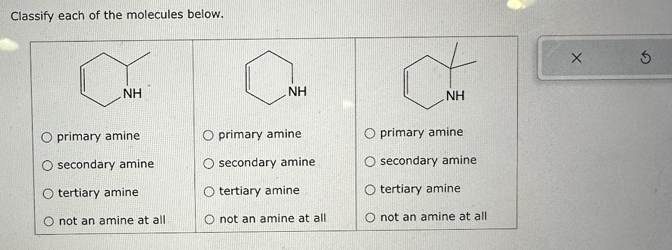 Solved Classify each of the molecules below. | Chegg.com