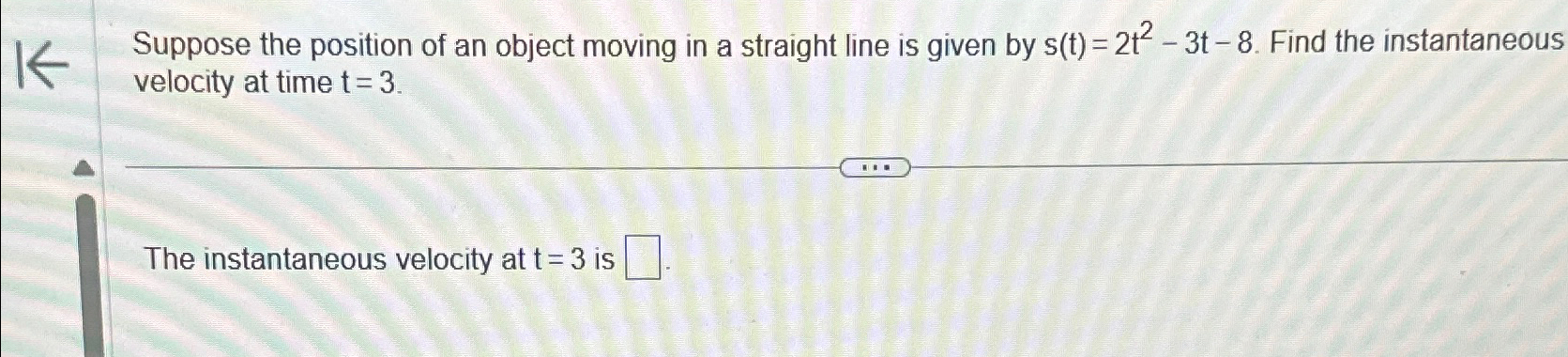 Solved Suppose the position of an object moving in a | Chegg.com
