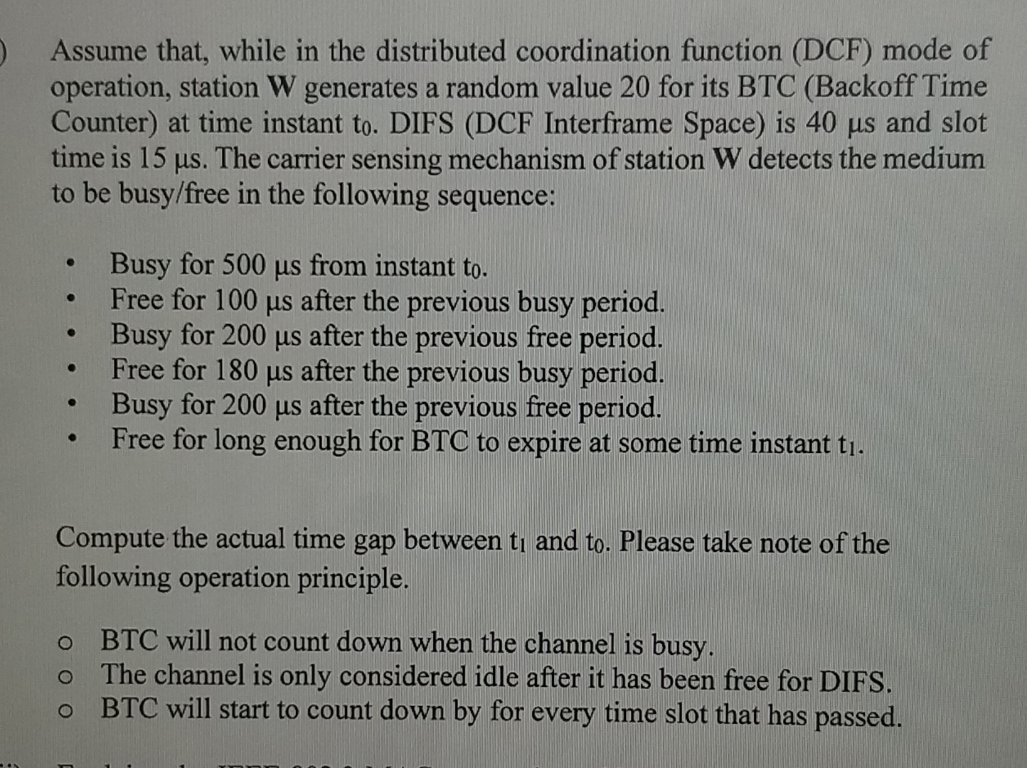 Assume that, while in the distributed coordination | Chegg.com