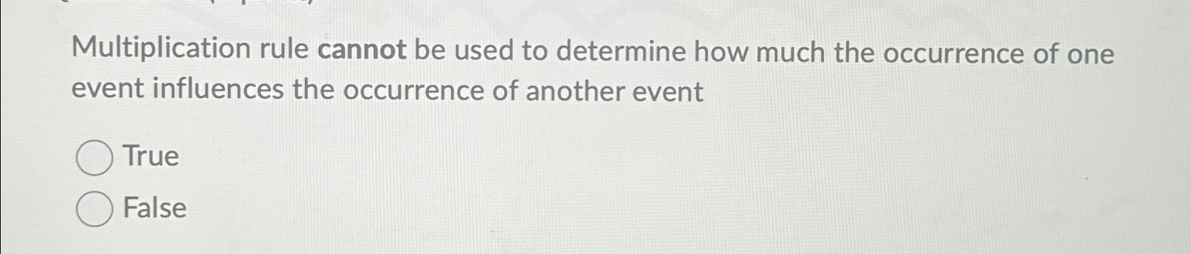 Solved Multiplication rule cannot be used to determine how | Chegg.com