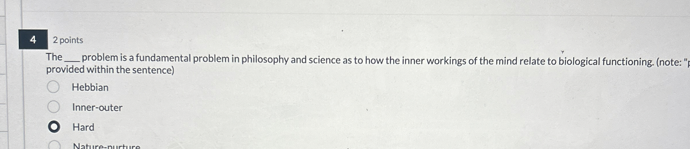 Solved 4 2 ﻿pointsThe q, ﻿problem is a fundamental problem | Chegg.com