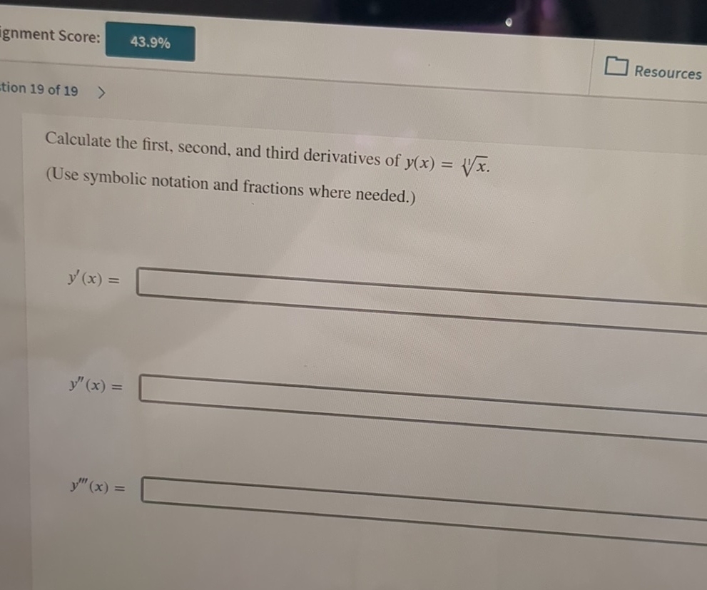 Solved ignment Score:Resourcestion 19 of 19Calculate the | Chegg.com Solved ignment Score:Resourcestion 19 of 19Calculate the | Chegg.com