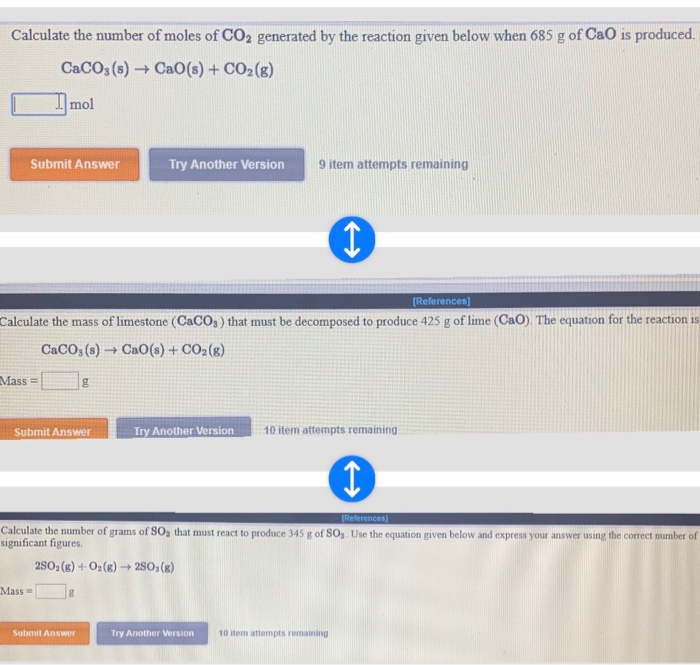 Solved Calculate the number of moles of CO2 generated by the | Chegg.com