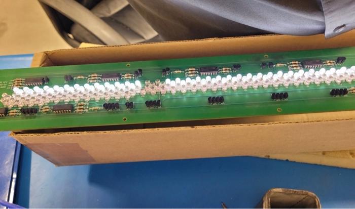 Solved why are those led bulbs out? how do you test them on | Chegg.com