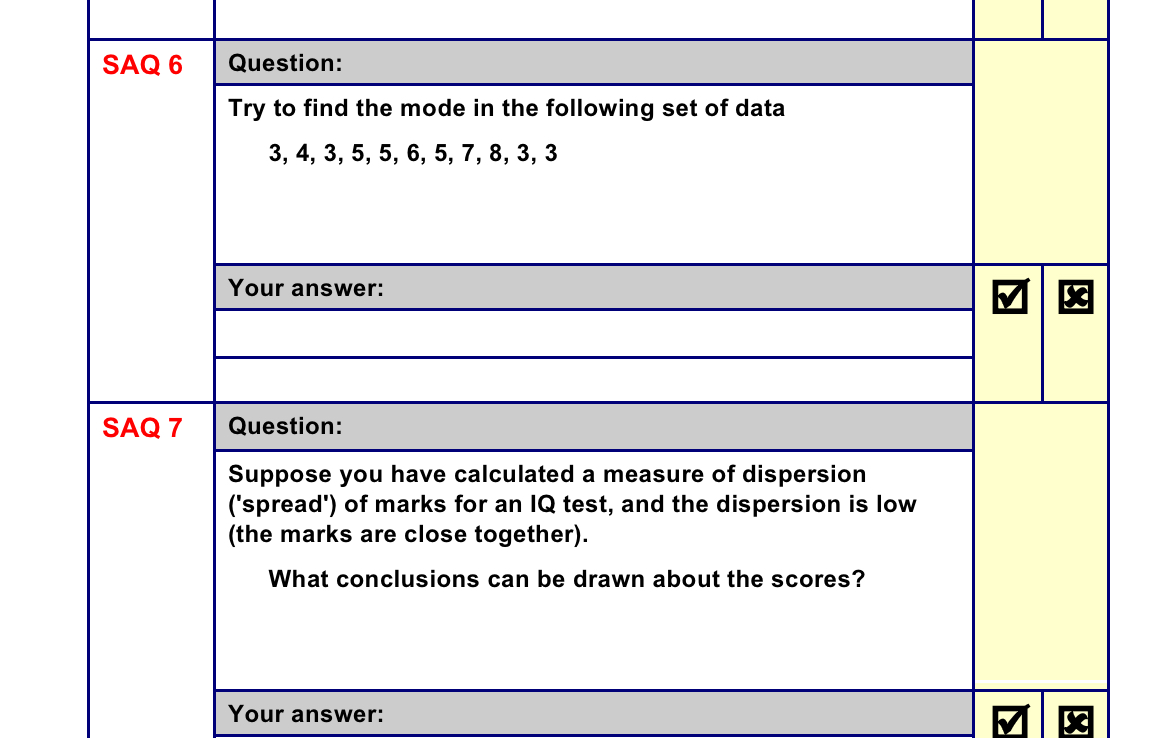 Solved Try to find the mode in the following set of | Chegg.com