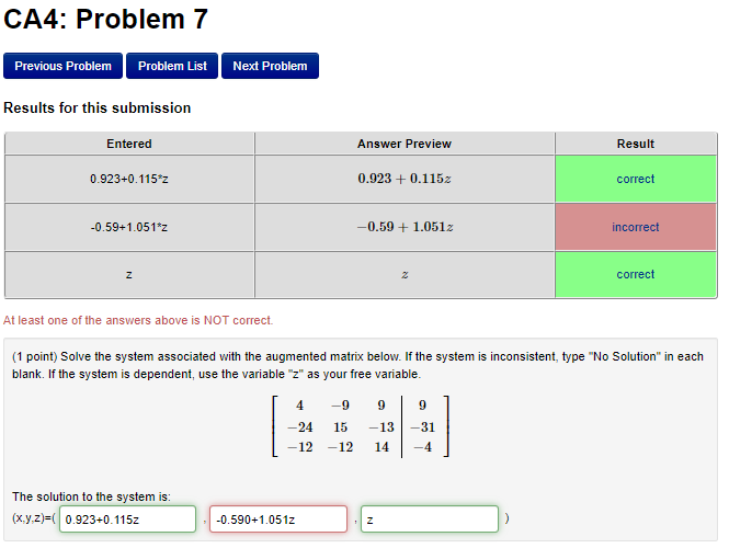 Solved Results for this submissionAt ﻿least one of ﻿the | Chegg.com