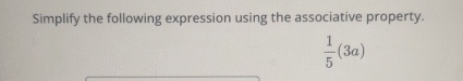 Solved Simplify the following expression using the | Chegg.com