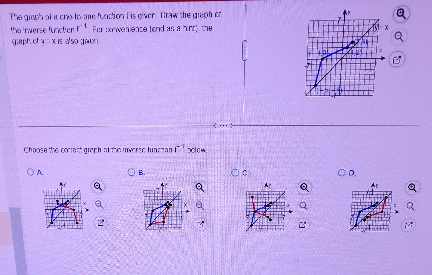 solved-the-graph-of-a-one-to-one-function-f-is-given-draw-chegg