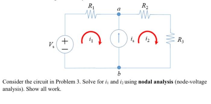 Solved Consider the circuit in Problem 3. Solve for i1 and | Chegg.com