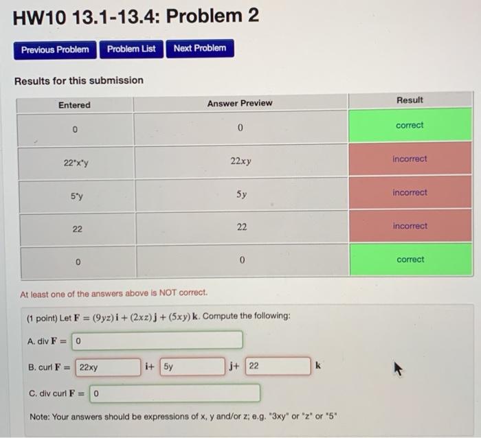 Solved HW10 13.1-13.4: Problem 2 Previous Problem Problem | Chegg.com