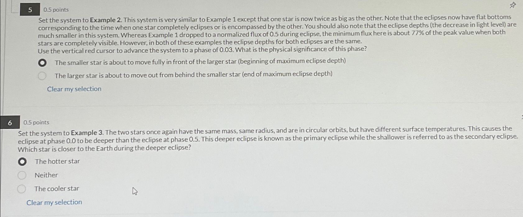 Solved 50.5 ﻿pointsSet the system to Example 2. ﻿This system | Chegg.com