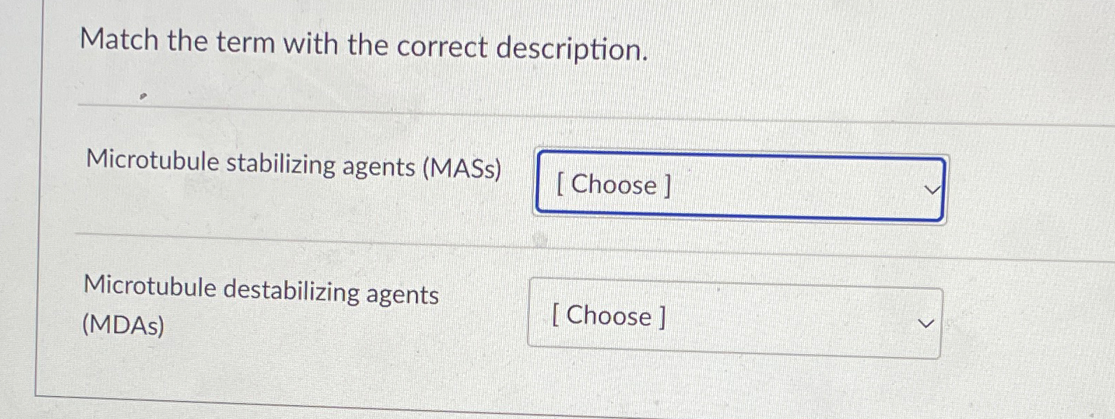 Solved Match the term with the correct | Chegg.com