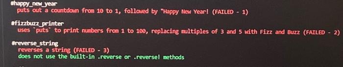 I am using Ruby These are my | Chegg.com