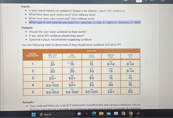 Solved Problem 1: Create a program that will inform someone | Chegg.com