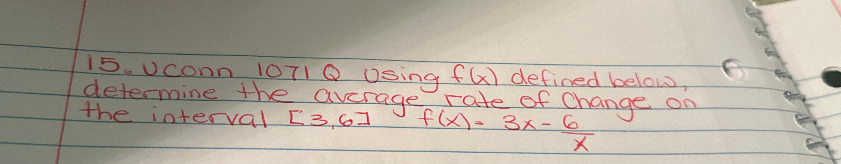Solved Uconn 1071 ﻿Q Using f(x) ﻿defined below, determine | Chegg.com
