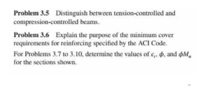 Solved Problem 3.5 Distinguish between tension-controlled | Chegg.com