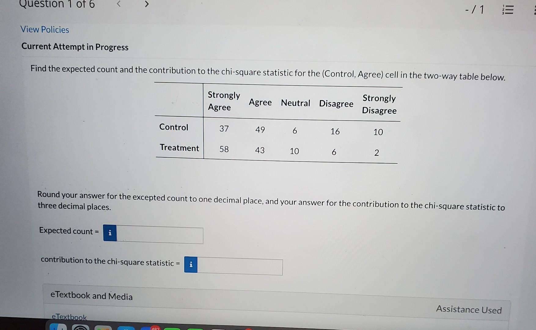 Solved Current Attempt in Progress Find the expected count | Chegg.com