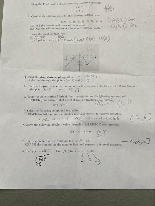 Solved 1. Simplify. Final answer would have only pont | Chegg.com