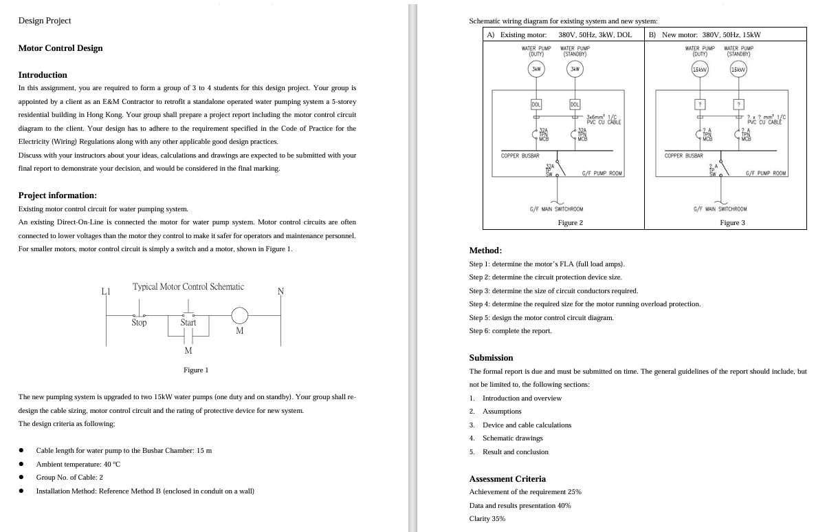 Motor Control Design Introduction In this assignment, | Chegg.com