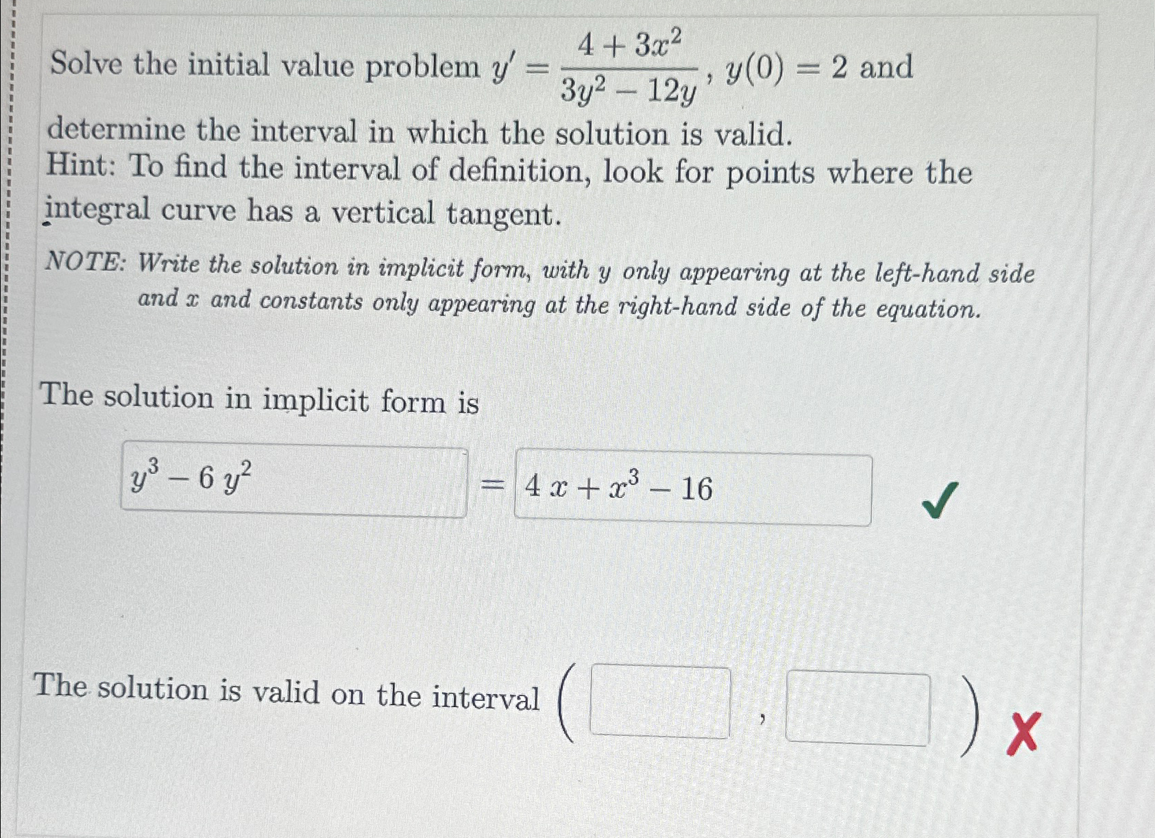 Solved Solve the initial value problem | Chegg.com