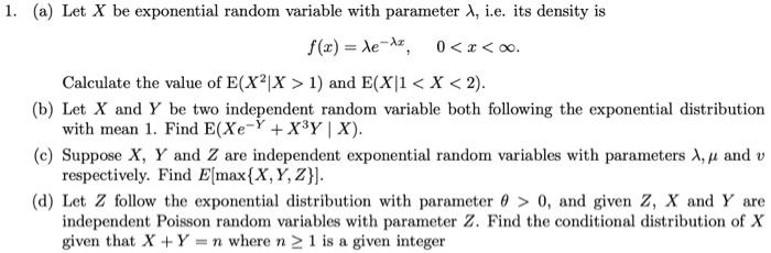 Solved f(x)=λe−λx,0 | Chegg.com