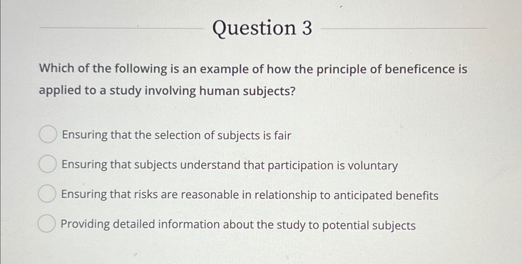 Solved Question 3Which of the following is an example of how | Chegg.com