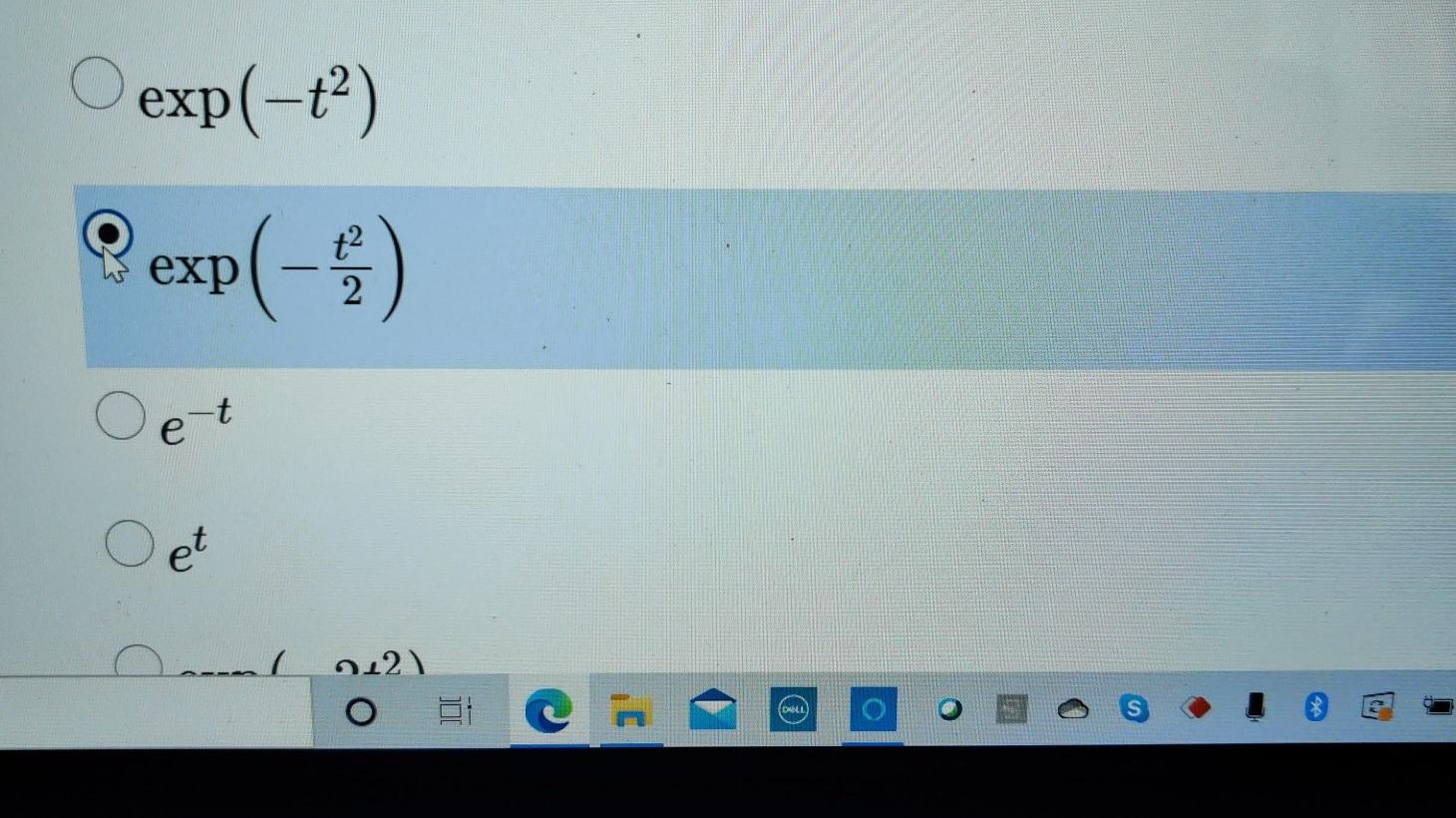 Solved dy dt 2t(4 + y) exp(-x) exp(- / O et O et O exp(-2+2) | Chegg.com