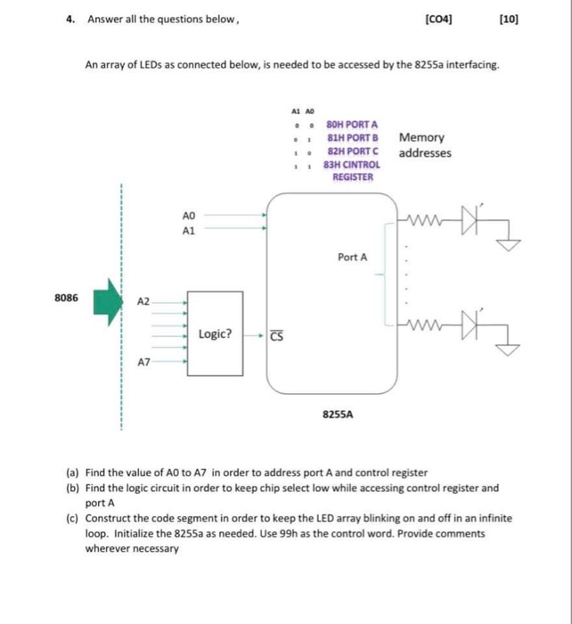 4. Answer all the questions below, [004] [10] An | Chegg.com