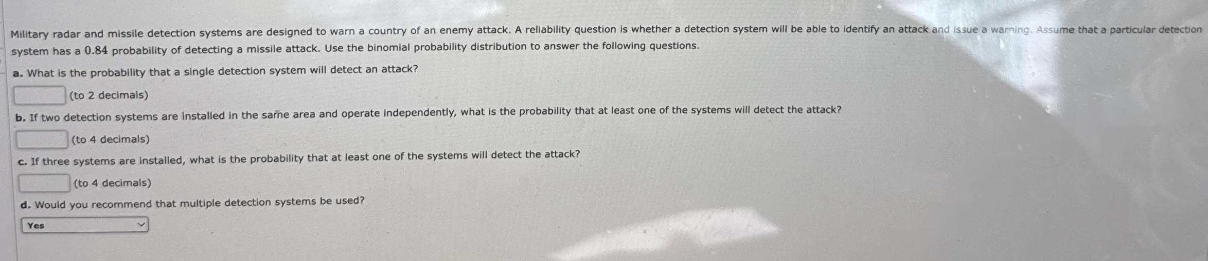 Solved Military radar and missile detection systems are | Chegg.com