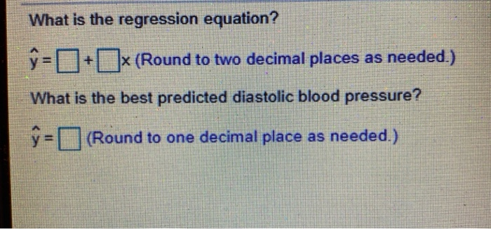 Solved the data shows systolic and diastolic bloos pressure | Chegg.com