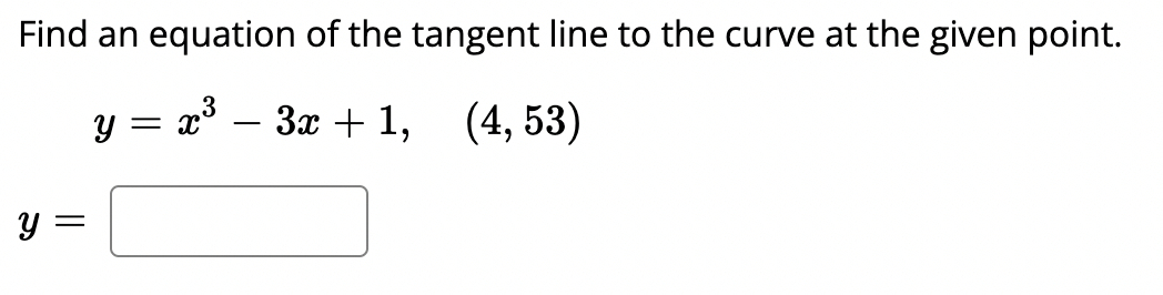 Solved Find an equation of the tangent line to the curve at | Chegg.com