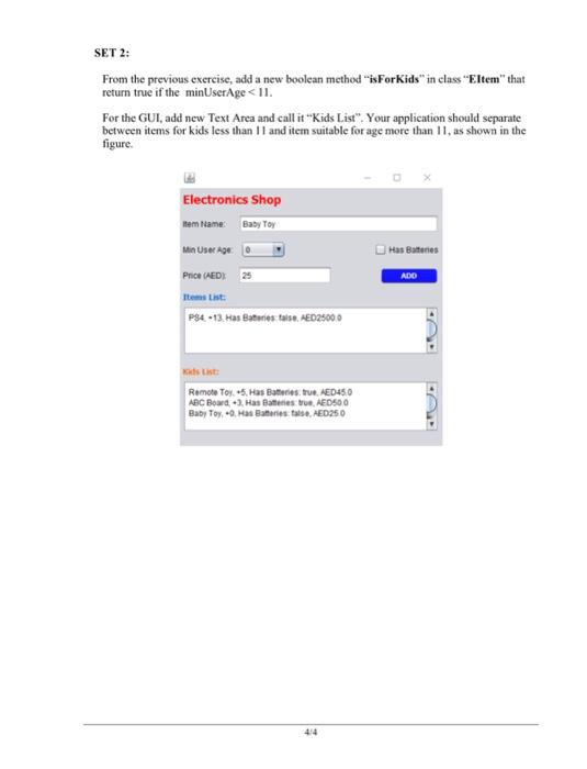Solved Programming Lab II (CSBP221) Fall 23 Lab 6 SET: 1 the | Chegg.com